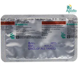 FOLICULIN INJECTION 75 IU | Uses, Side Effects, Price | Apollo Pharmacy