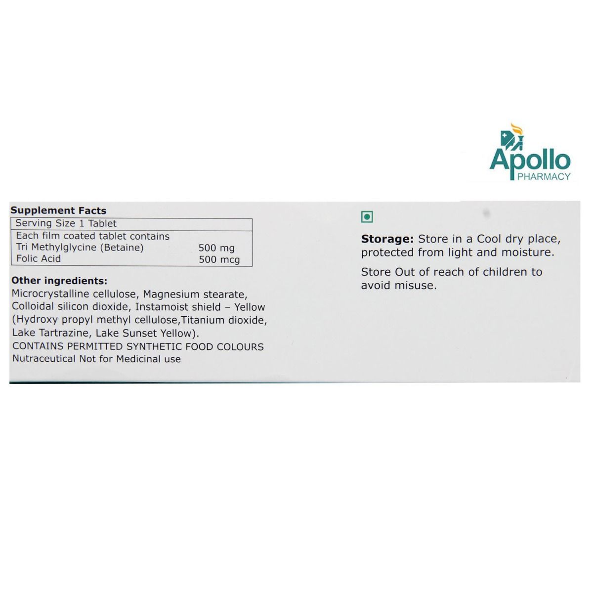 Folmet NM Tablet 10's Price, Uses, Side Effects, Composition - Apollo ...