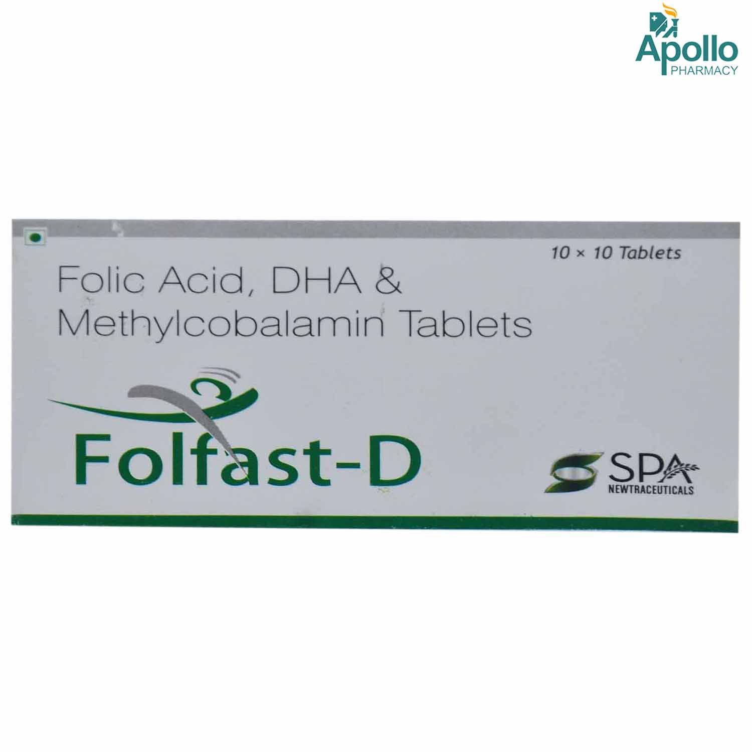 Folfast-D Tablet 10's Price, Uses, Side Effects, Composition - Apollo ...