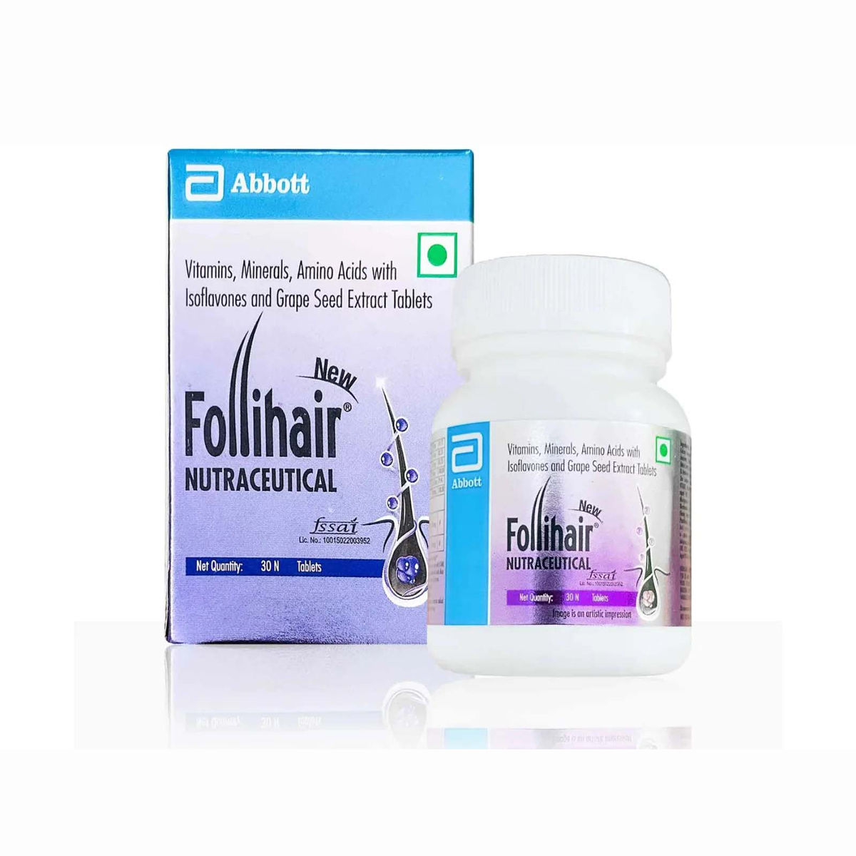 Follihair New Nutraceutical Tablets | Uses, Side Effects, Price ...