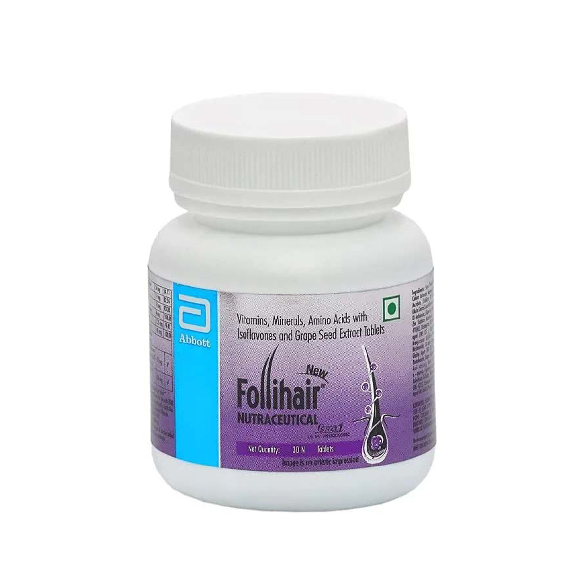 Follihair New Nutraceutical Tablets | Uses, Side Effects, Price ...