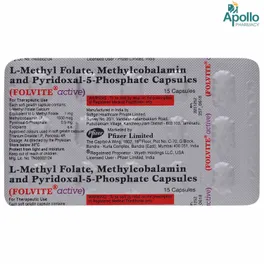 Buy Folvite Active Capsule | 19 Minutes Delivery | Apollo Pharmacy