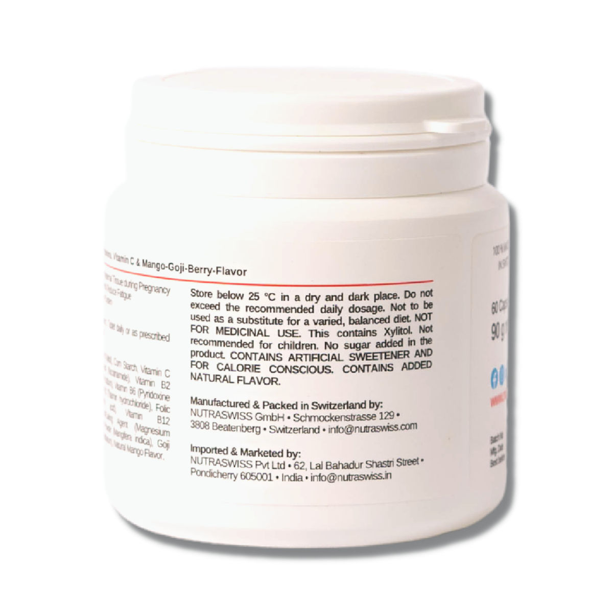 Nutraswiss Folic Acid Plus Chewable Tablets, 60 Capsules Price, Uses ...