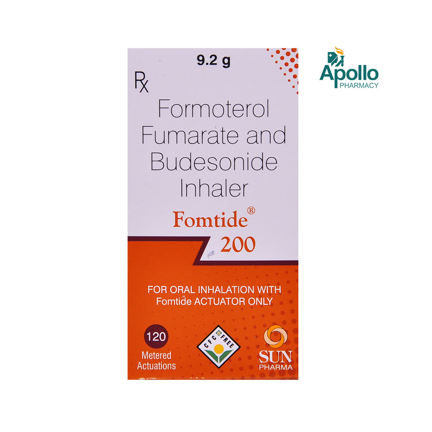 Fomtide 6mcg/200mcg Inhaler | Uses, Side Effects, Price | Apollo Pharmacy