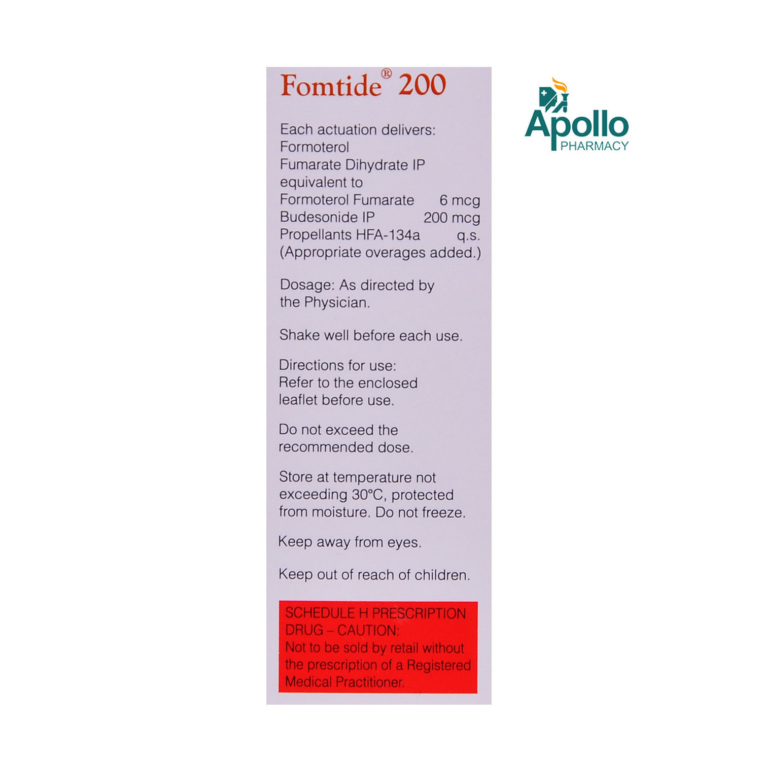 Fomtide 6mcg/200mcg Inhaler Price, Uses, Side Effects, Composition ...