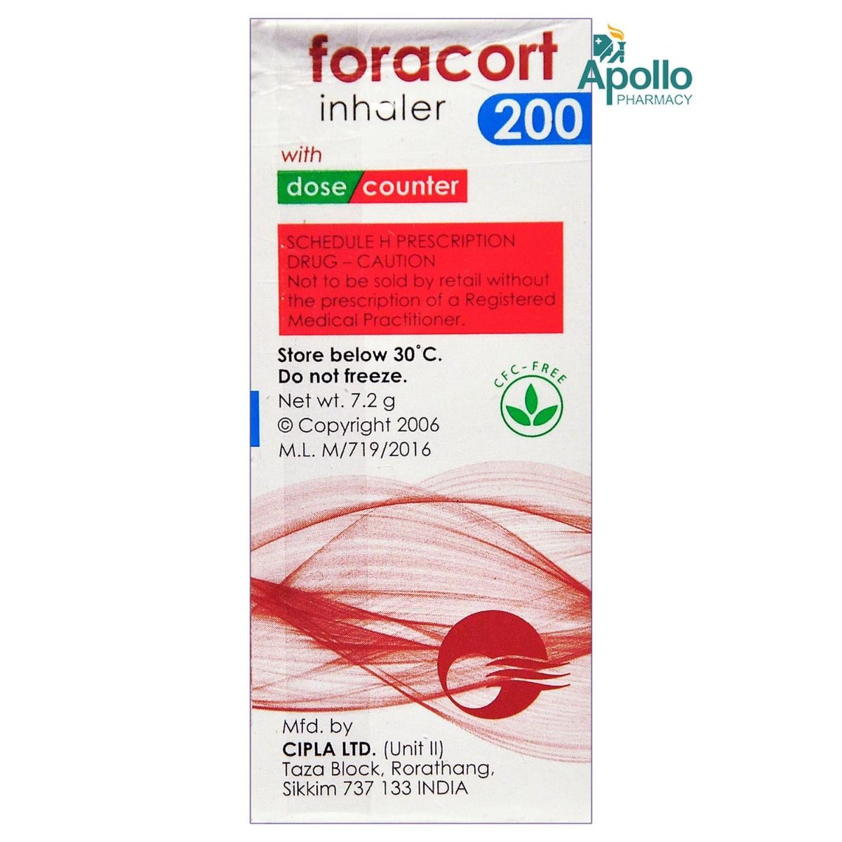 Foracort 200 Inhaler 120 mdi | Uses, Side Effects, Price | Apollo Pharmacy
