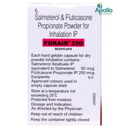 Forair 250 Respicaps | Uses, Side Effects, Price | Apollo Pharmacy