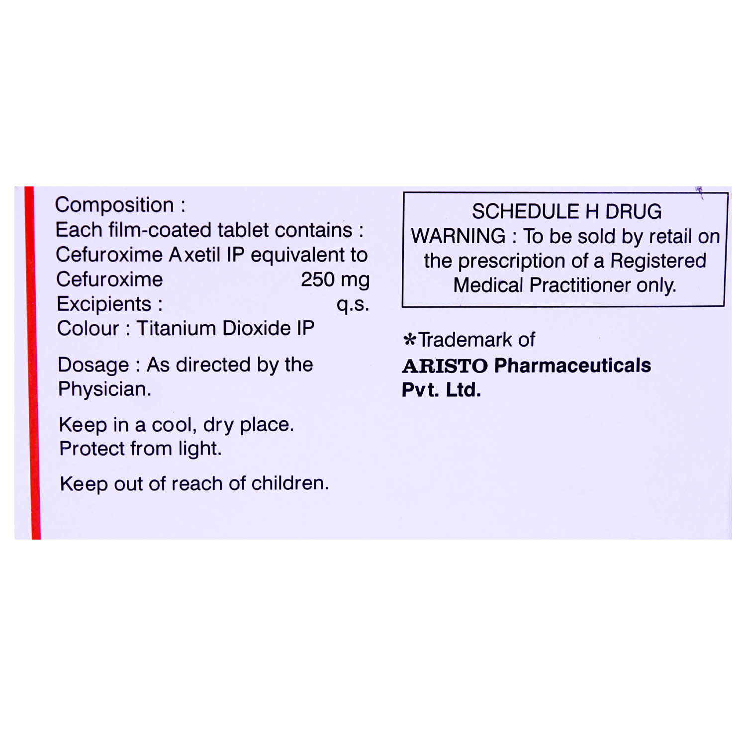 Forcef 250mg Tablet | Uses, Side Effects, Price | Apollo Pharmacy