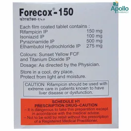 Forecox-150 Tablet | Uses, Side Effects, Price | Apollo Pharmacy