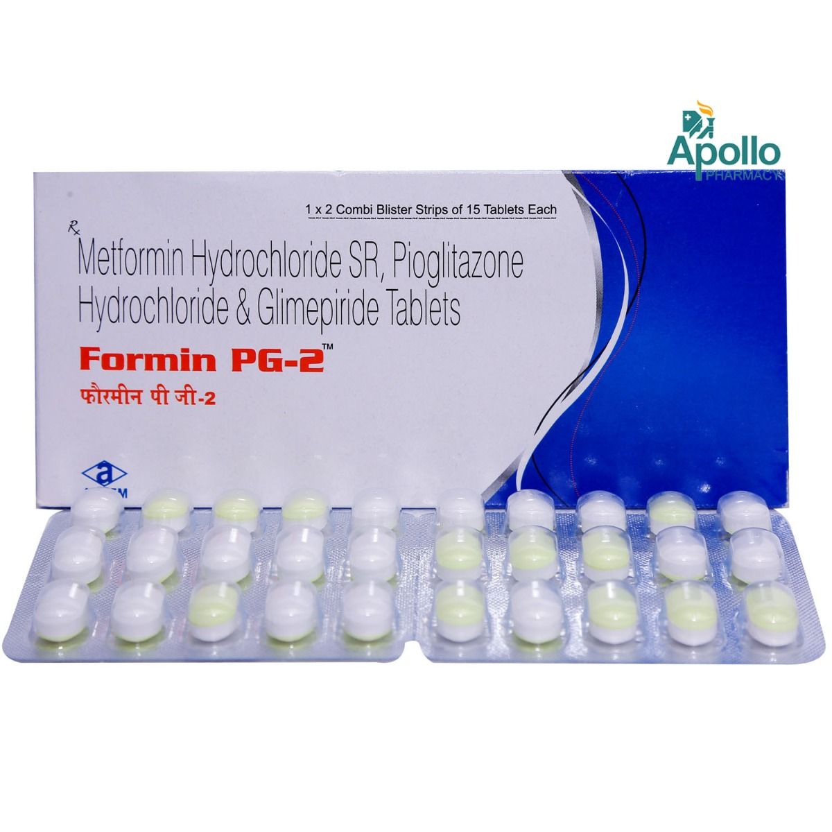 Formin PG 2 Tablet 15's Price, Uses, Side Effects, Composition - Apollo ...