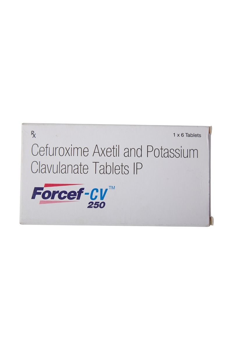 Forcef CV 250 Tablet 6's Price, Uses, Side Effects, Composition ...