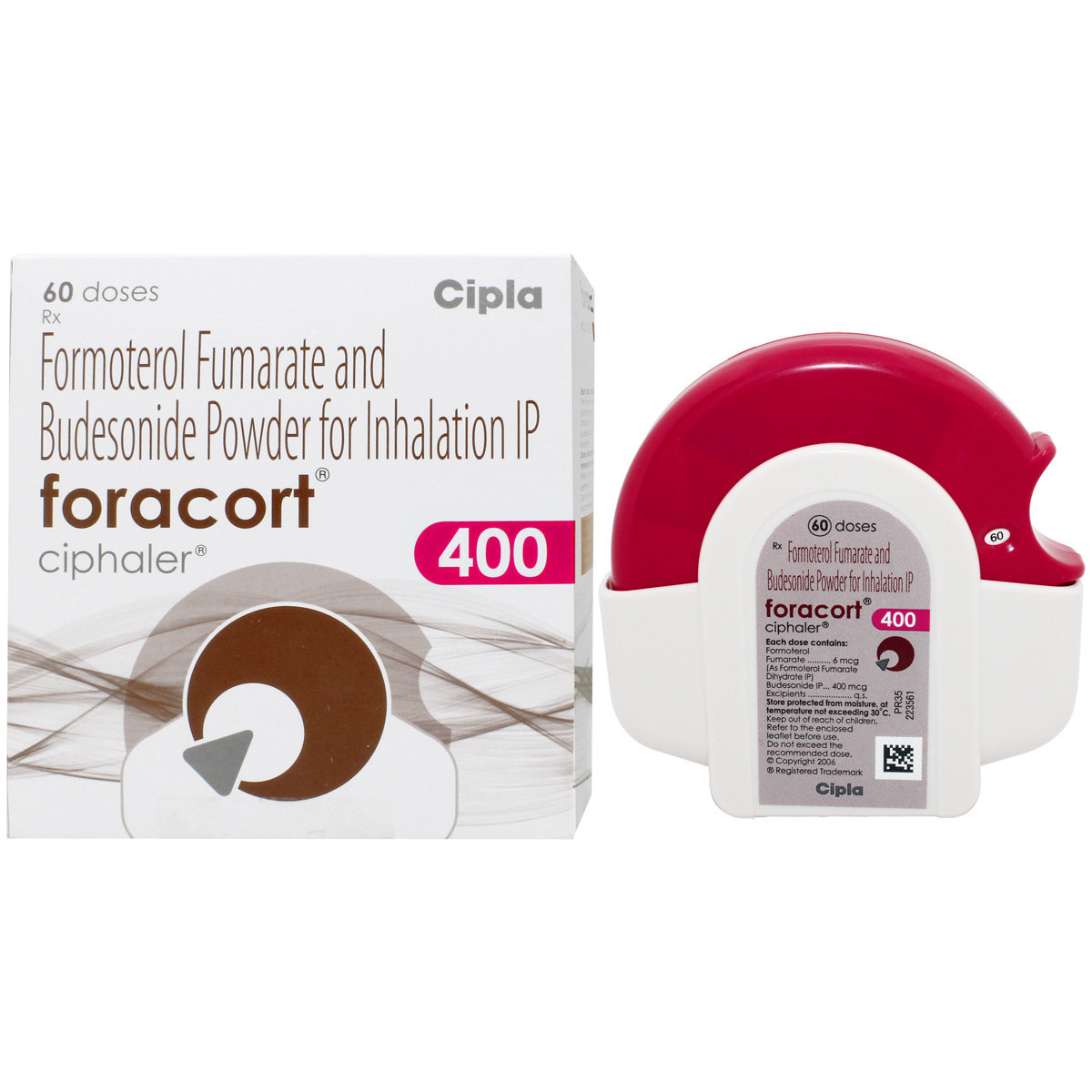 Foracort 400 Ciphaler 60 Doses | Uses, Side Effects, Price | Apollo ...