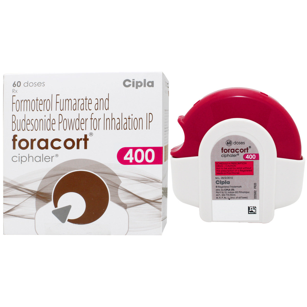 Foracort 400 Ciphaler 60 Doses | Uses, Side Effects, Price | Apollo ...