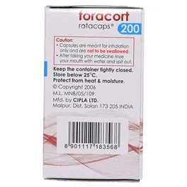 Foracort 200 Rotacap | Uses, Side Effects, Price | Apollo Pharmacy