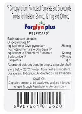 Forglyn Plus Respicaps | Uses, Side Effects, Price | Apollo Pharmacy