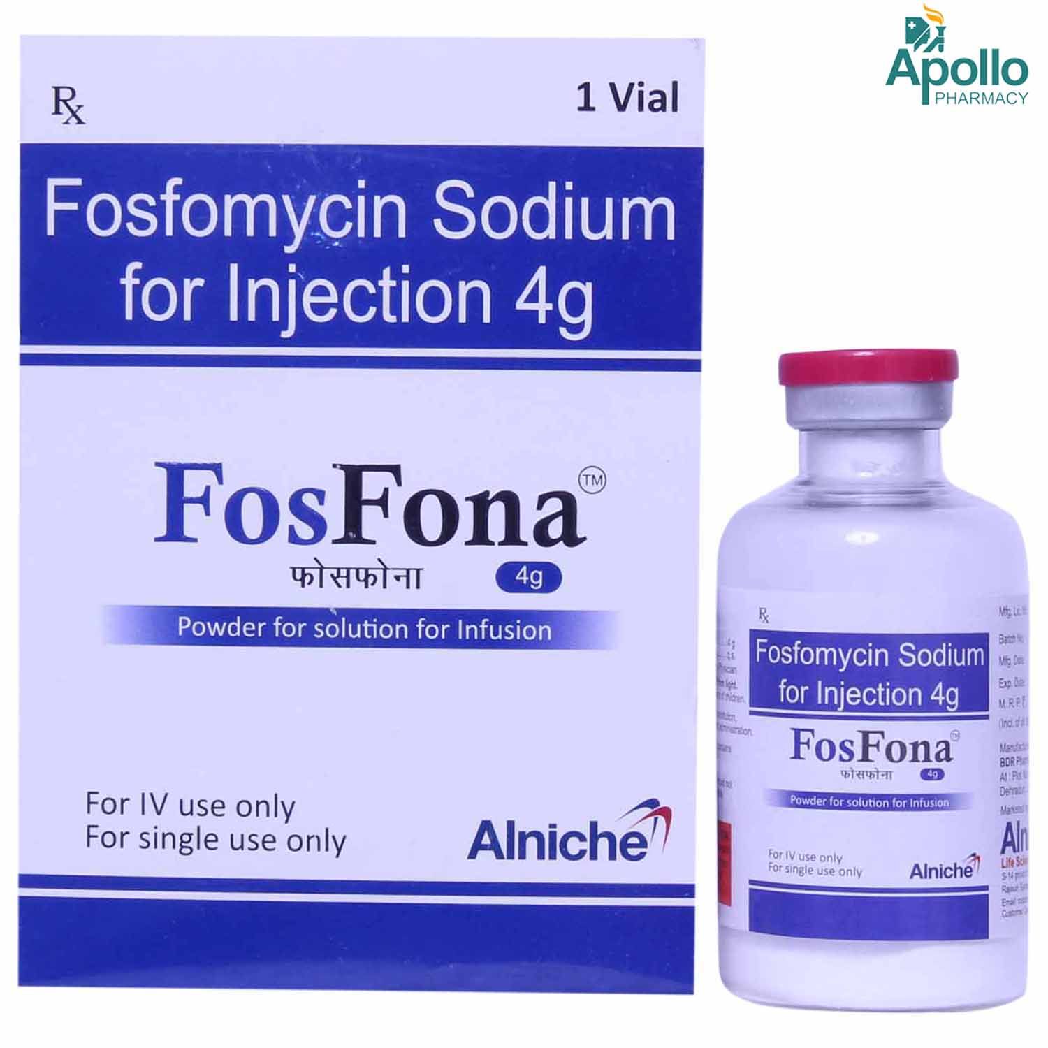 Fosfona 4 gm Injection | Uses, Side Effects, Price | Apollo Pharmacy