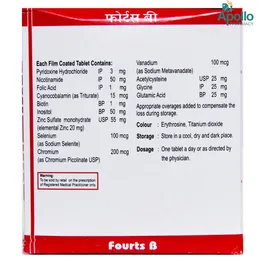 Fourts B Tablet | Uses, Side Effects, Price | Apollo Pharmacy