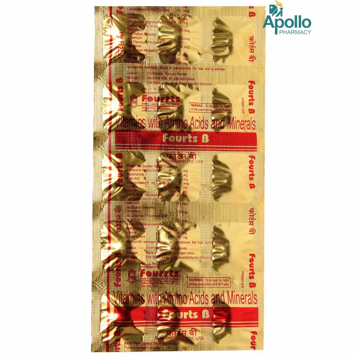 Fourts B Tablet | Uses, Side Effects, Price | Apollo Pharmacy