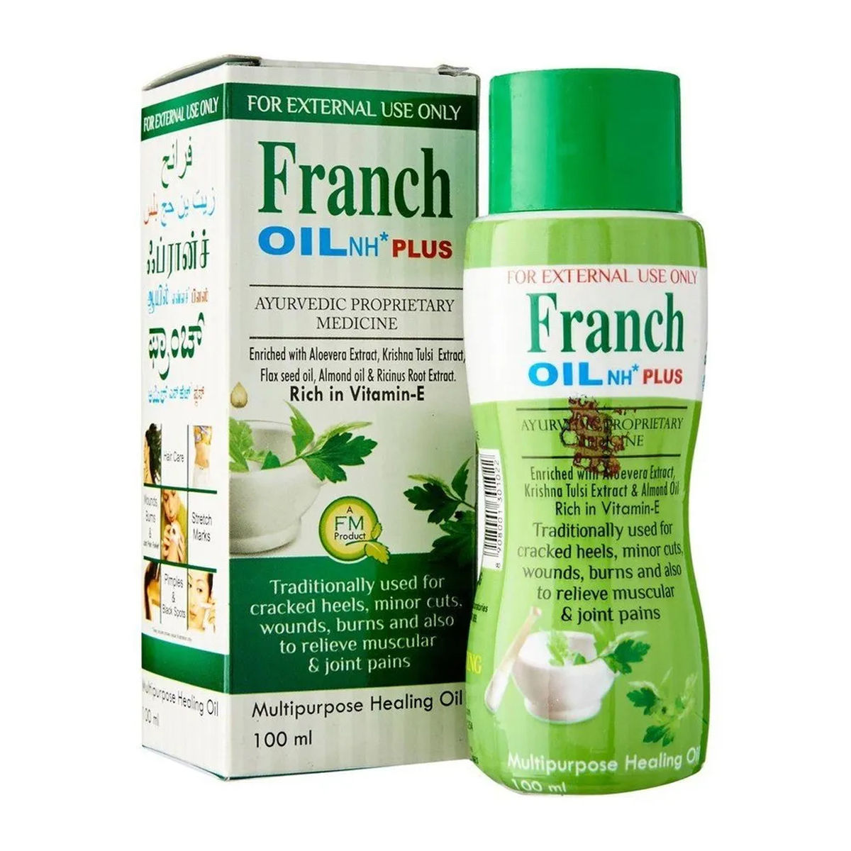 Franch Multipurpose Healing Oil, 100 ml Price, Uses, Side Effects ...
