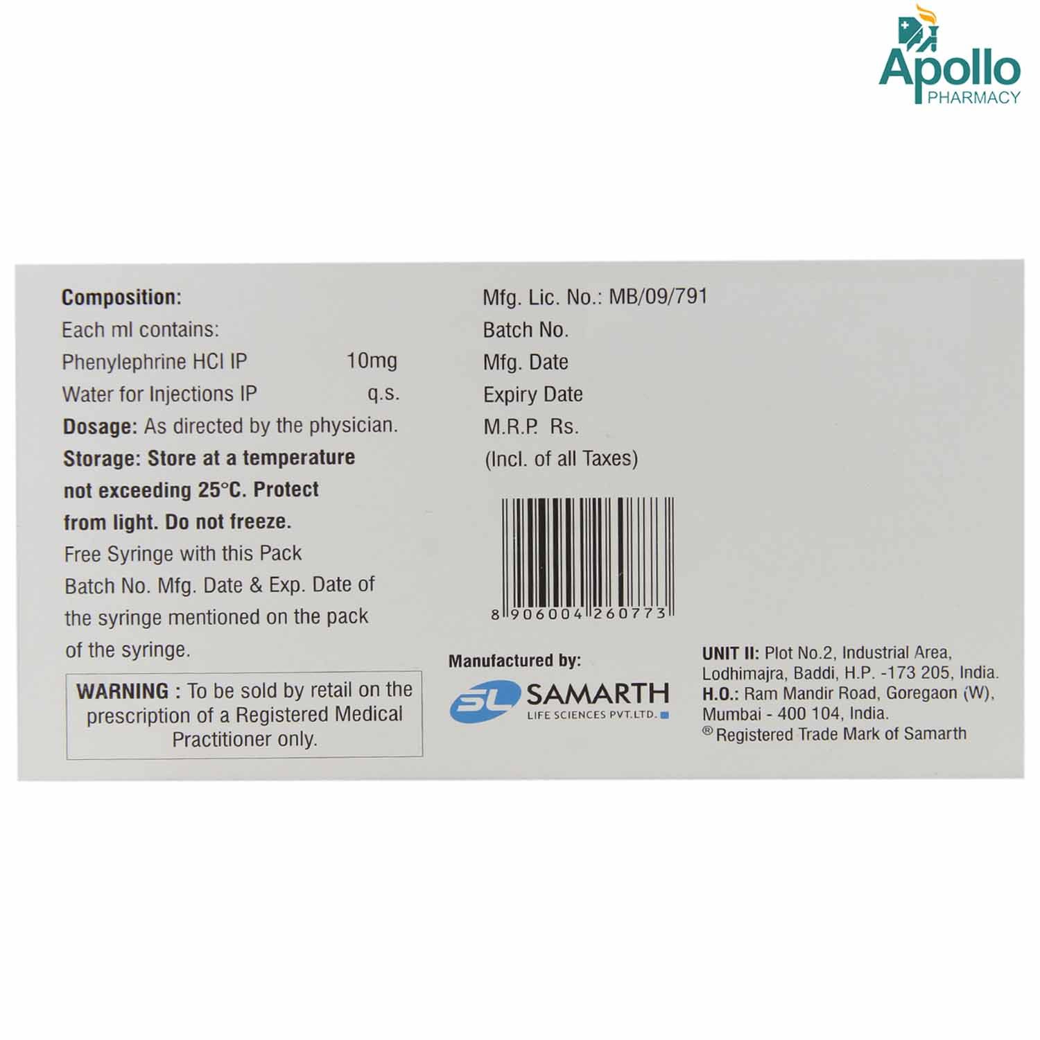 Frenin Injection 1 ml Price, Uses, Side Effects, Composition - Apollo ...