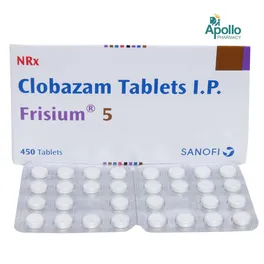 FRISIUM 5MG TABLET | Uses, Side Effects, Price | Apollo Pharmacy