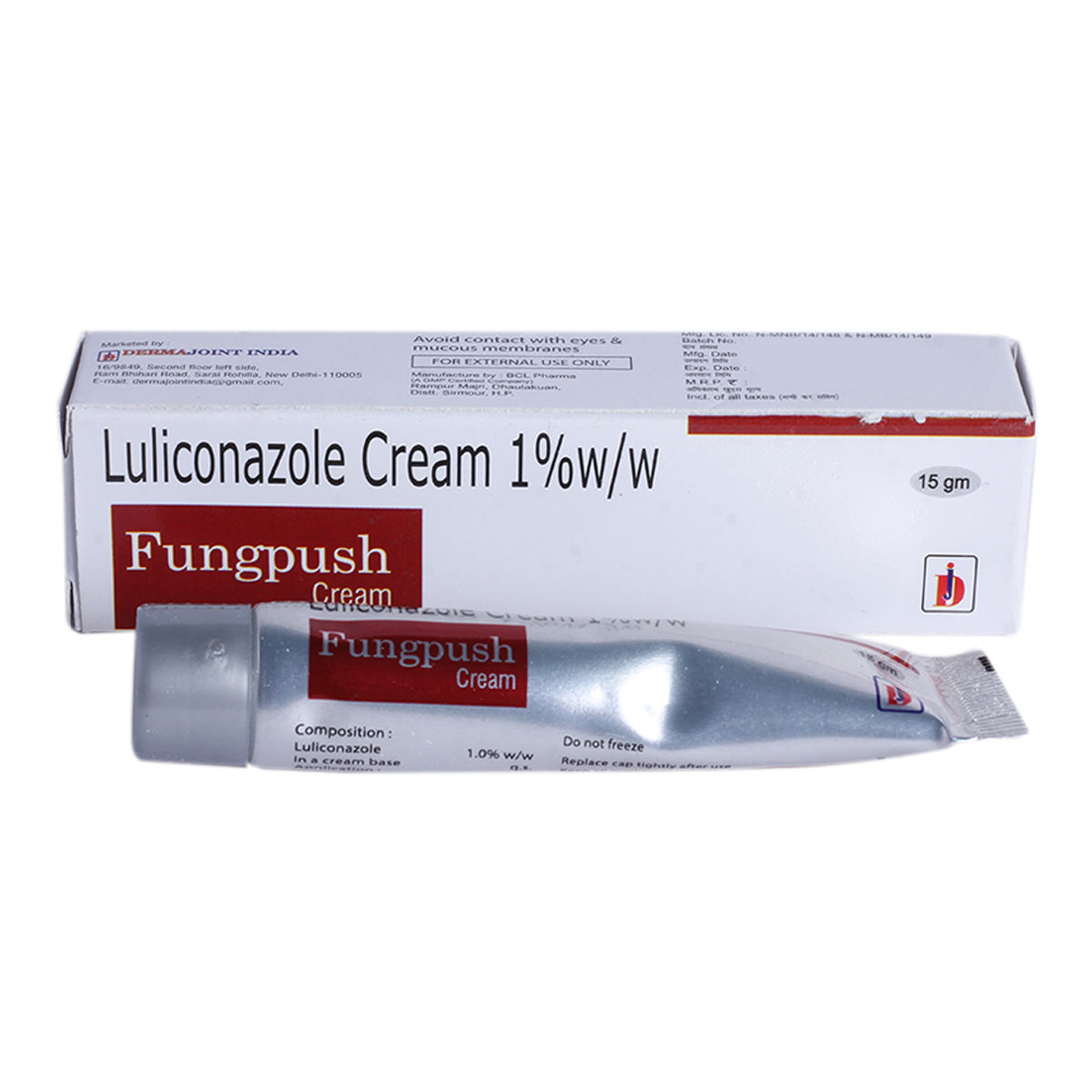 Fungpush 1%W/W Cream 15gm Price, Uses, Side Effects, Composition ...