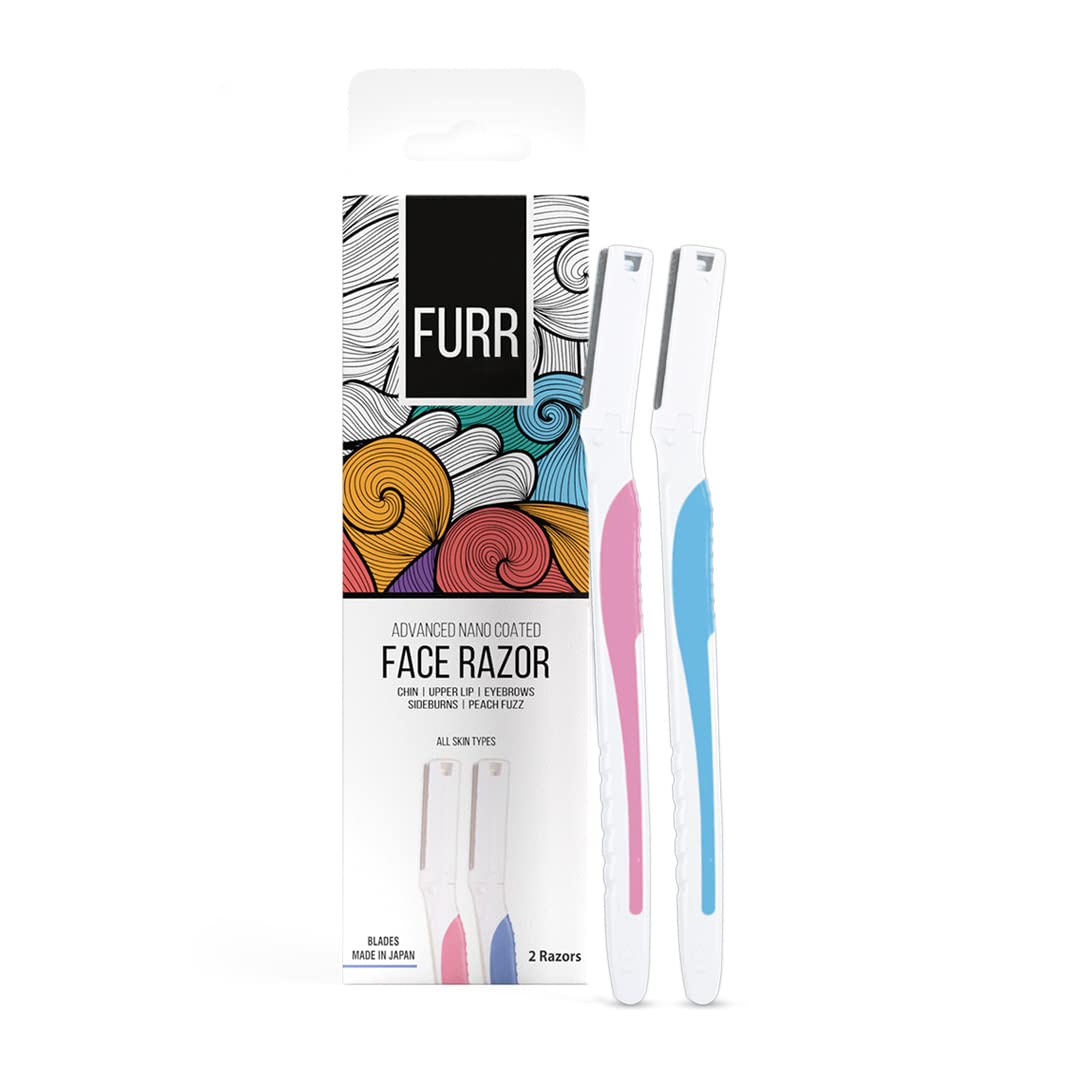 Buy Furr By Pee Safe Advanced Nano Coated Face Razor for Women, 2 Count ...