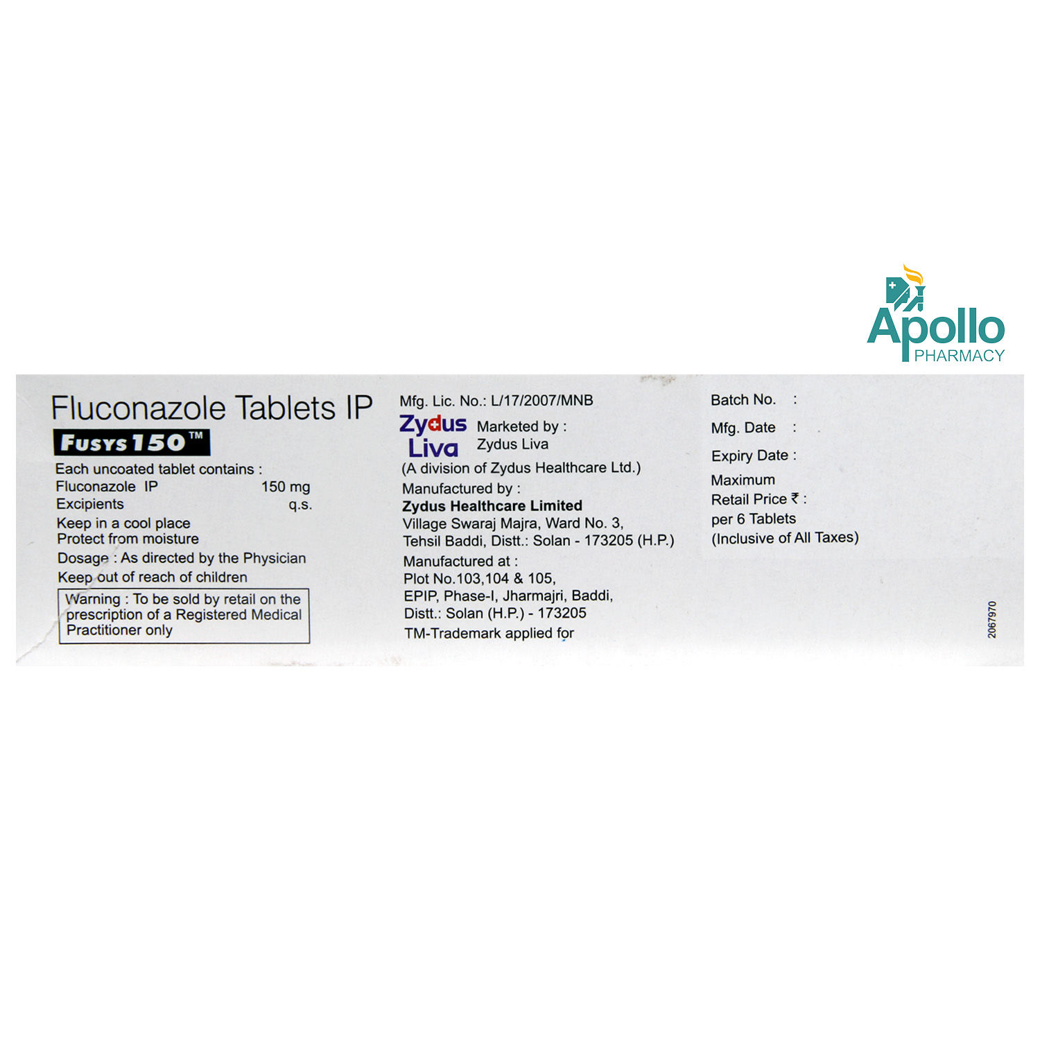 Fusys 150 Tablet | Uses, Side Effects, Price | Apollo Pharmacy