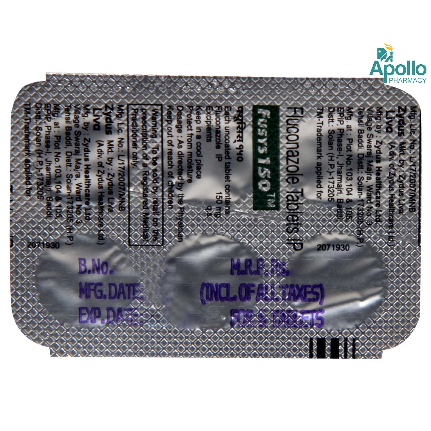 Fusys 150 Tablet | Uses, Side Effects, Price | Apollo Pharmacy