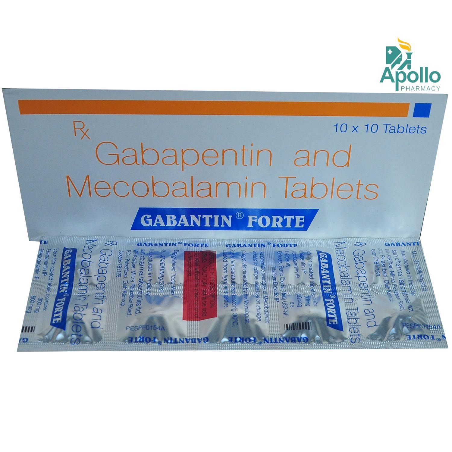 Gabantin Forte Tablet 10's Price, Uses, Side Effects, Composition ...