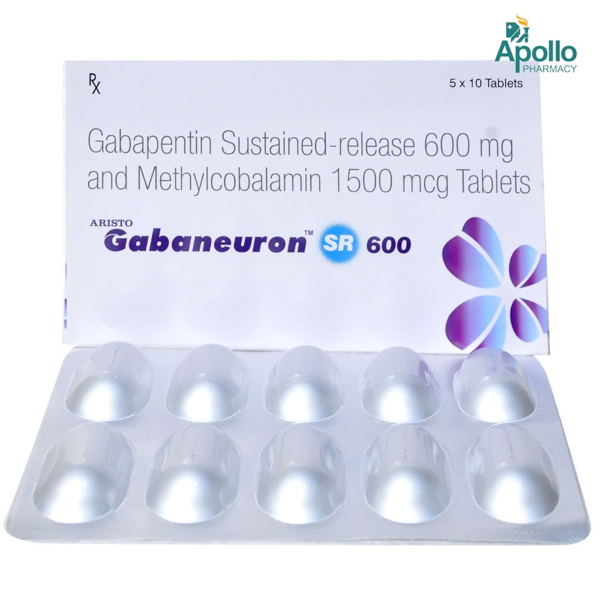 Gabaneuron SR 600 Tablet 10's Price, Uses, Side Effects, Composition ...