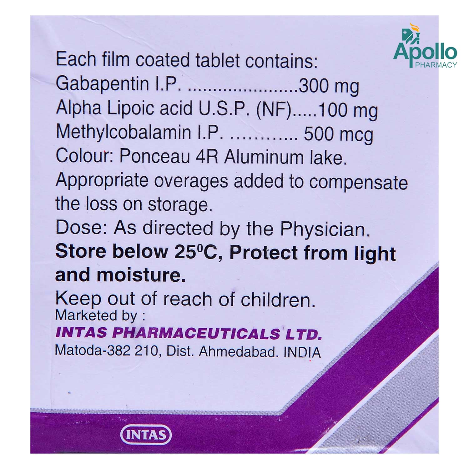 Gabapin Plus 300 Tablet 10's Price, Uses, Side Effects, Composition ...