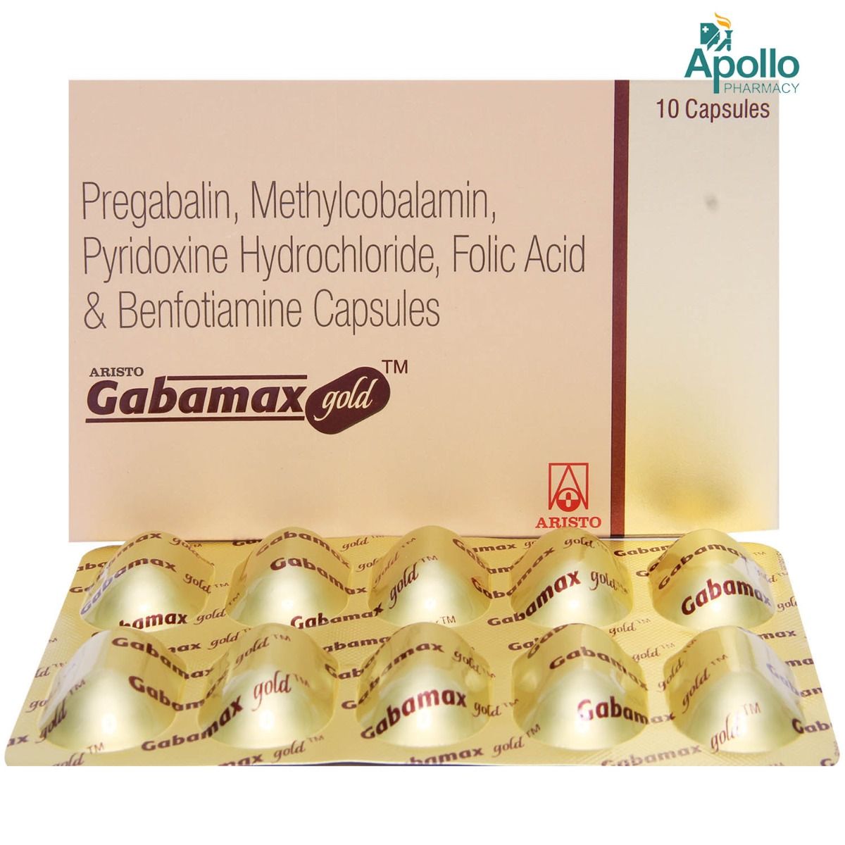 Gabamax Gold Capsule 10's Price, Uses, Side Effects, Composition ...
