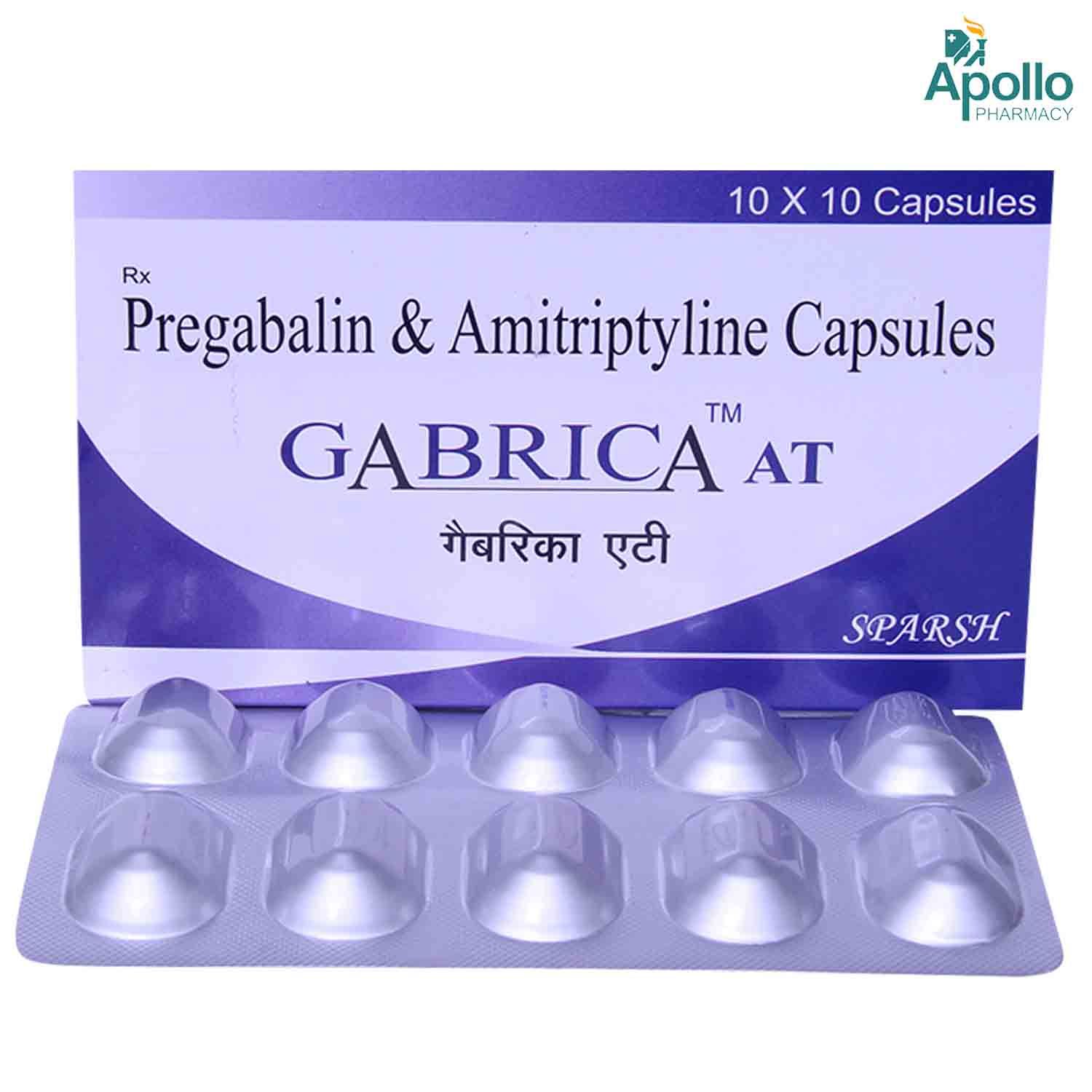 Gabrica AT Capsule 10's Price, Uses, Side Effects, Composition - Apollo ...