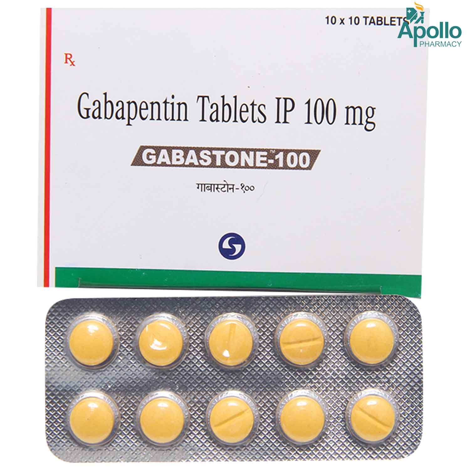 Gabastone-100 Tablet | Uses, Side Effects, Price | Apollo Pharmacy