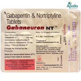 Gabaneuron NT Tablet | Uses, Side Effects, Price | Apollo Pharmacy