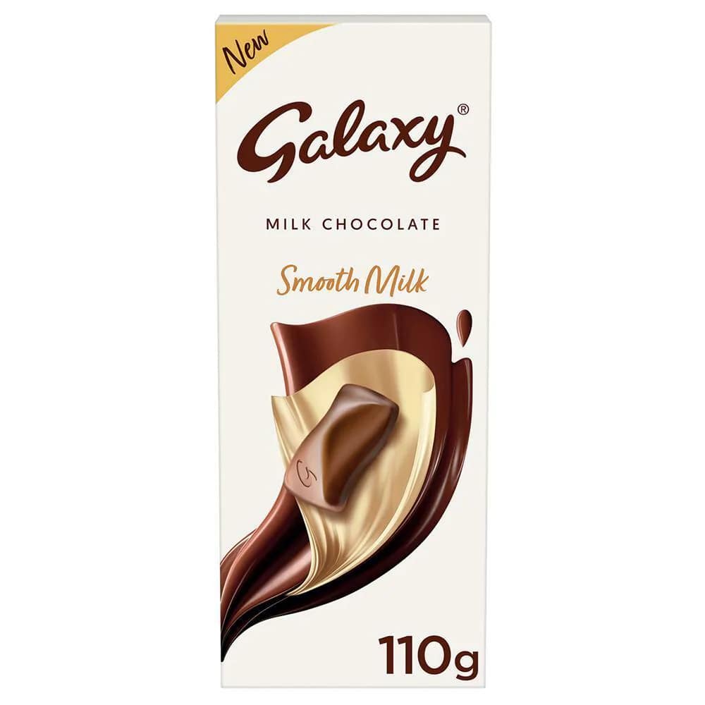 Buy Galaxy Smooth Milk Chocolate, 110 gm | 19 Minutes Delivery | Apollo ...
