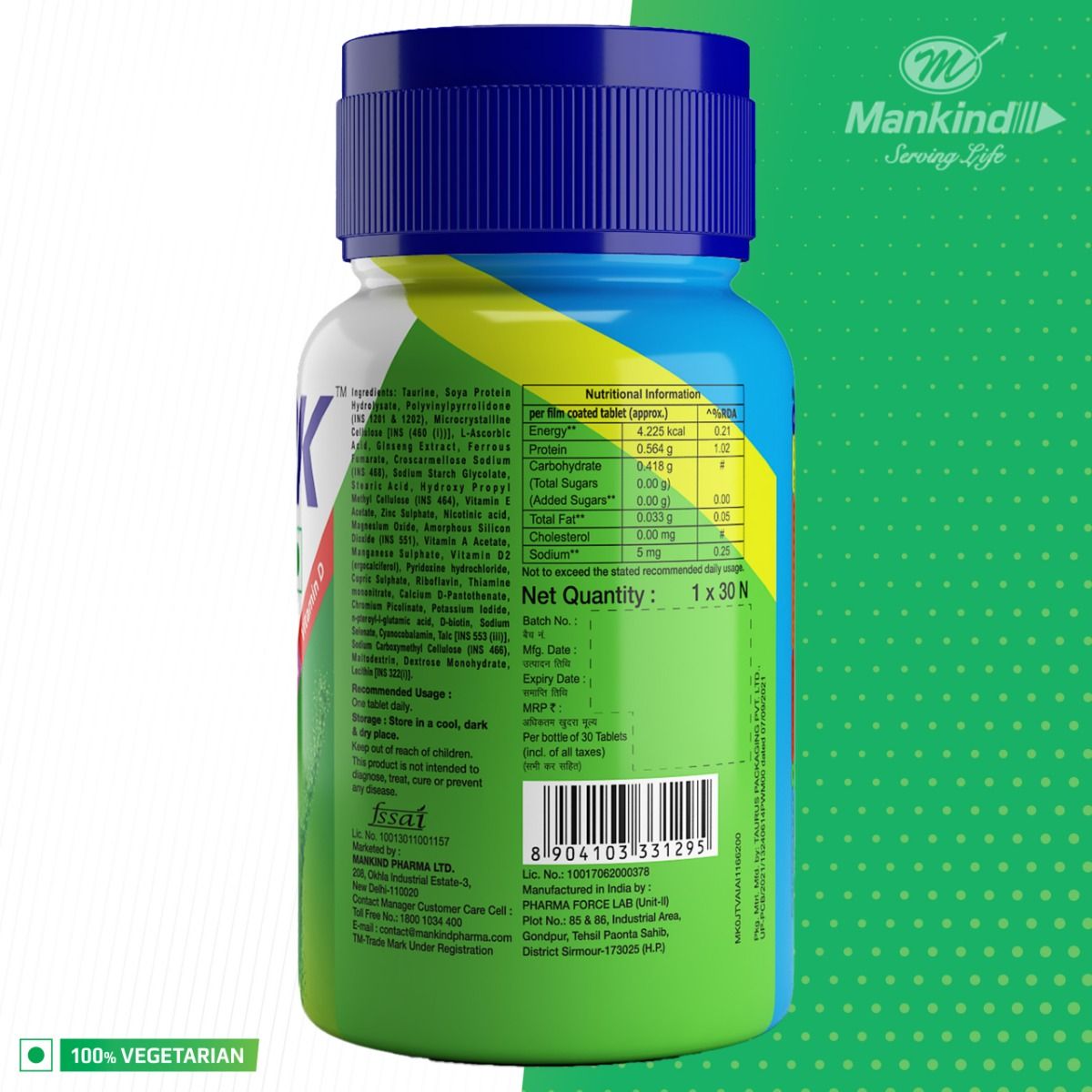 Buy Health OK Multivitamin & Multimineral, 30 Tablets | 19 Minutes ...