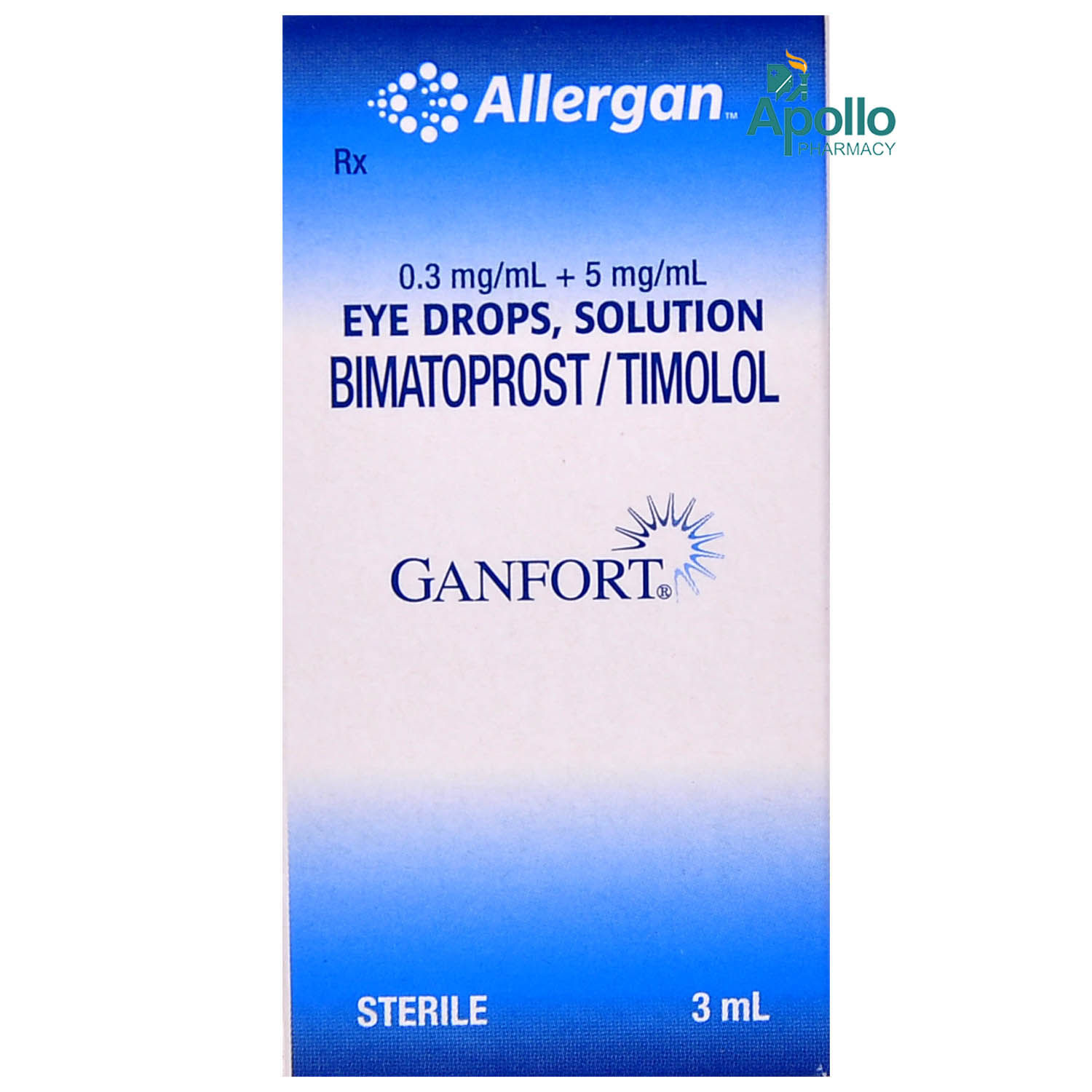 Ganfort Eye Drops 3 ml | Uses, Side Effects, Price | Apollo Pharmacy