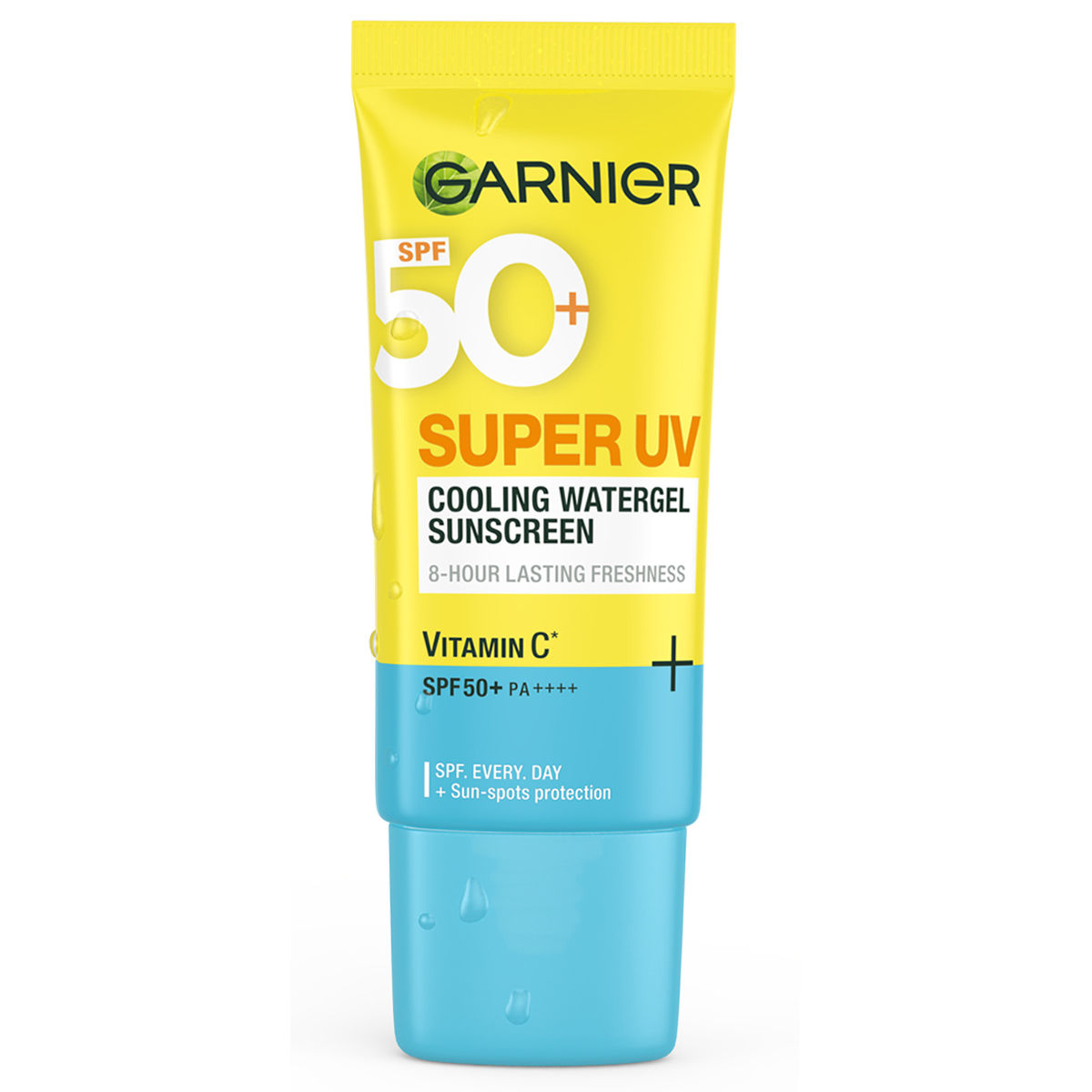 Buy Garnier Super UV SPF 50+ PA++++ Cooling Water Gel Sunscreen, 30 ml ...
