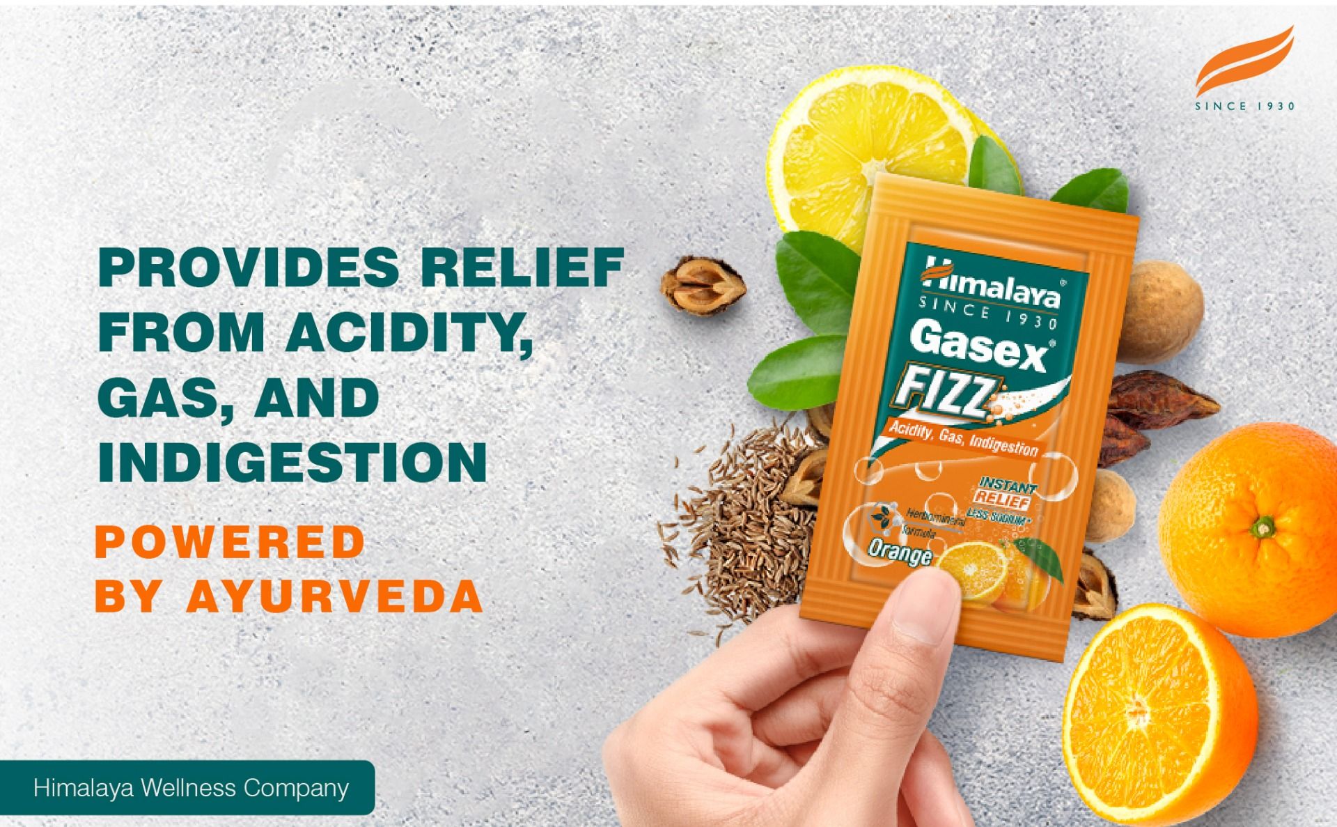 Buy Himalaya Gasex Fizz Orange Sachet 5 gm | 19 Minutes Delivery ...