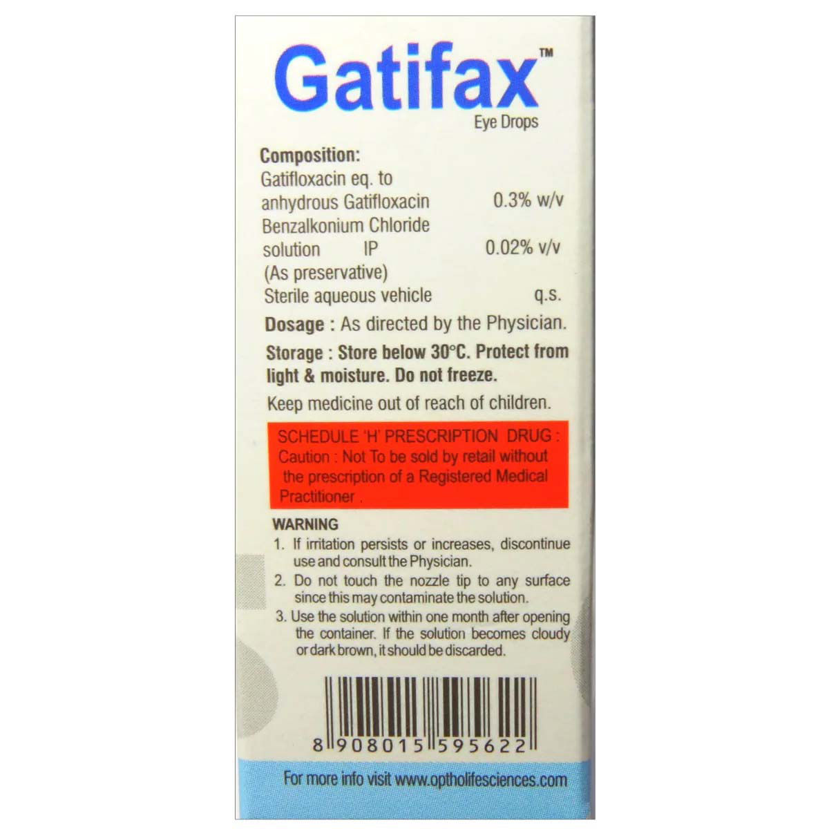 Gatifax Eye Drops 5 ml Price, Uses, Side Effects, Composition - Apollo ...