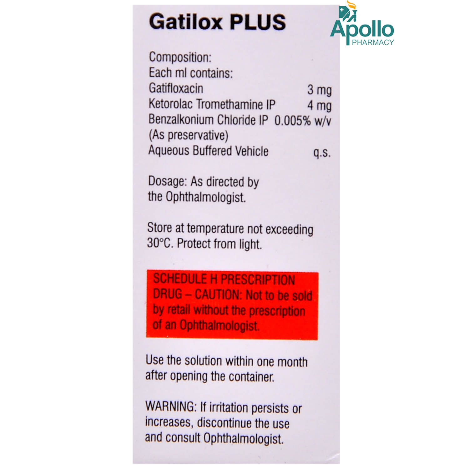 Gatilox Plus Eye Drop 5 ml Price, Uses, Side Effects, Composition ...