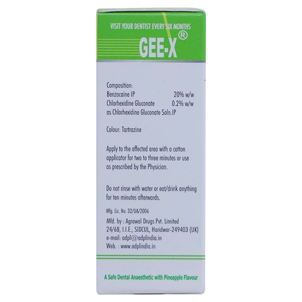 Buy Gee-X Pain Relieving Gel, 10 ml | 19 Minutes Delivery | Apollo Pharmacy