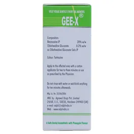 Buy Gee-X Pain Relieving Gel, 10 ml | 19 Minutes Delivery | Apollo Pharmacy