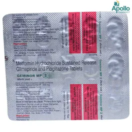 Geminor MP 2 Tablet | Uses, Side Effects, Price | Apollo Pharmacy