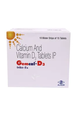 Buy Gemcal-D3 Capsule | 19 Minutes Delivery | Apollo Pharmacy