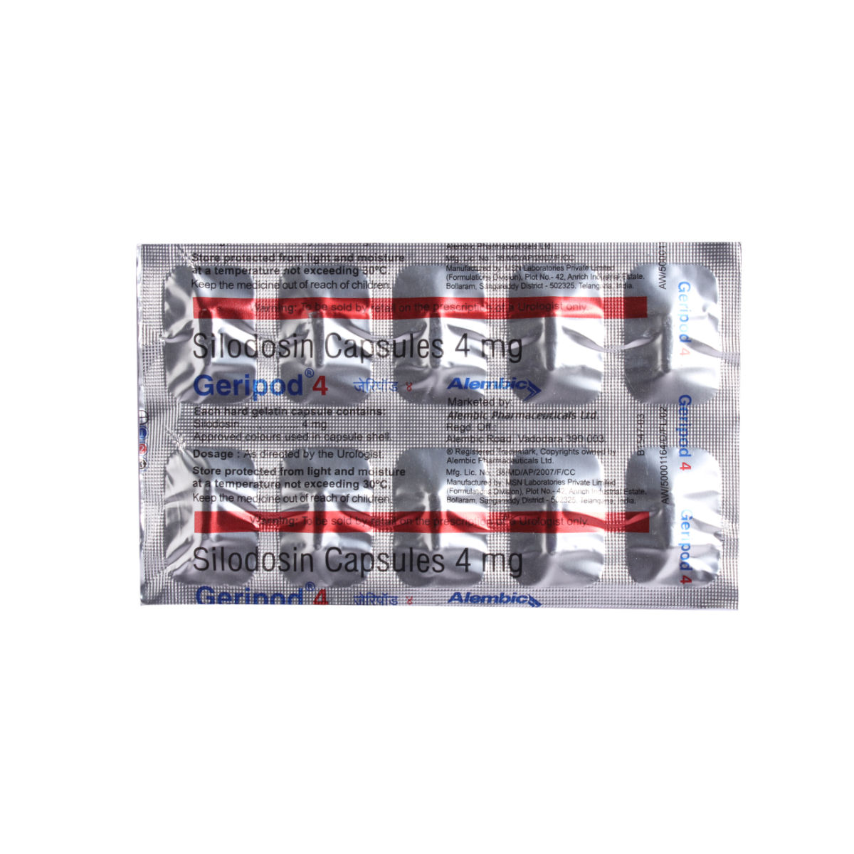 Geripod 4 Capsule 10's Price, Uses, Side Effects, Composition - Apollo ...