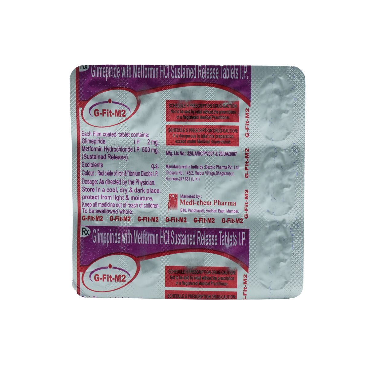 G Fit M 2 Tablet 10's Price, Uses, Side Effects, Composition - Apollo Pharmacy