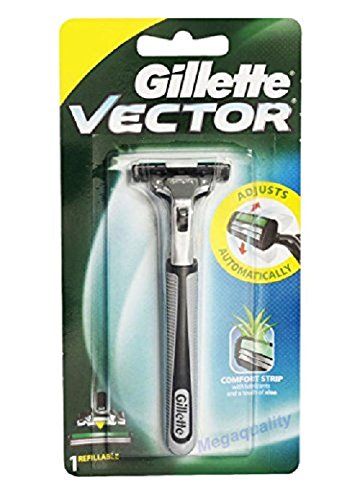 Gillette Vector Plus Razor, 1 Count Price, Uses, Side Effects ...